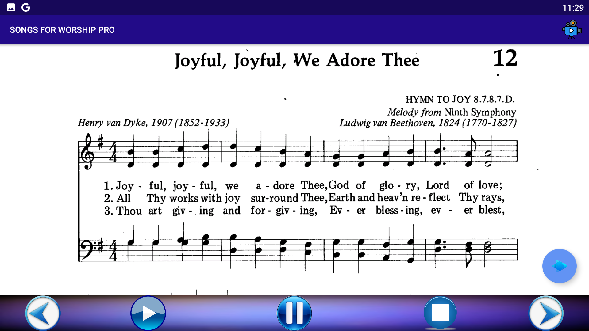 SONGS FOR WORSHIP PRO, SDA HYMNAL PRO - App on Amazon Appstore