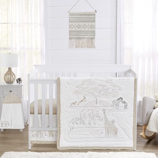 Amazon.com : Sweet Jojo Designs 4-Piece Baby Crib Bedding Set (100% ...