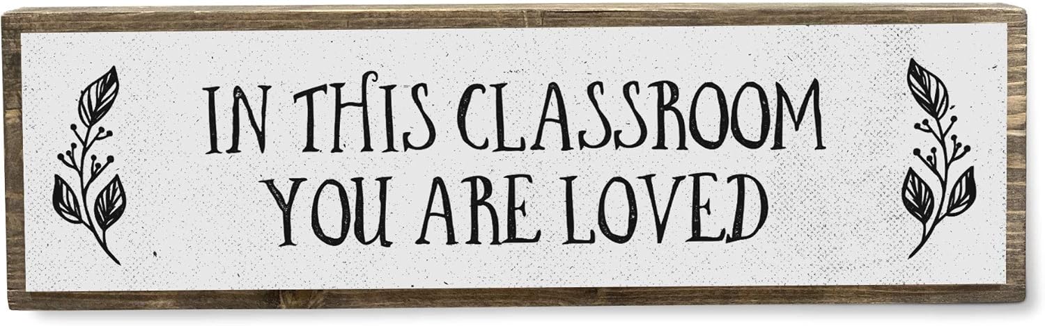 Amazon.com: Teacher Wood Signs (Medium - Wood And Metal, In This ...