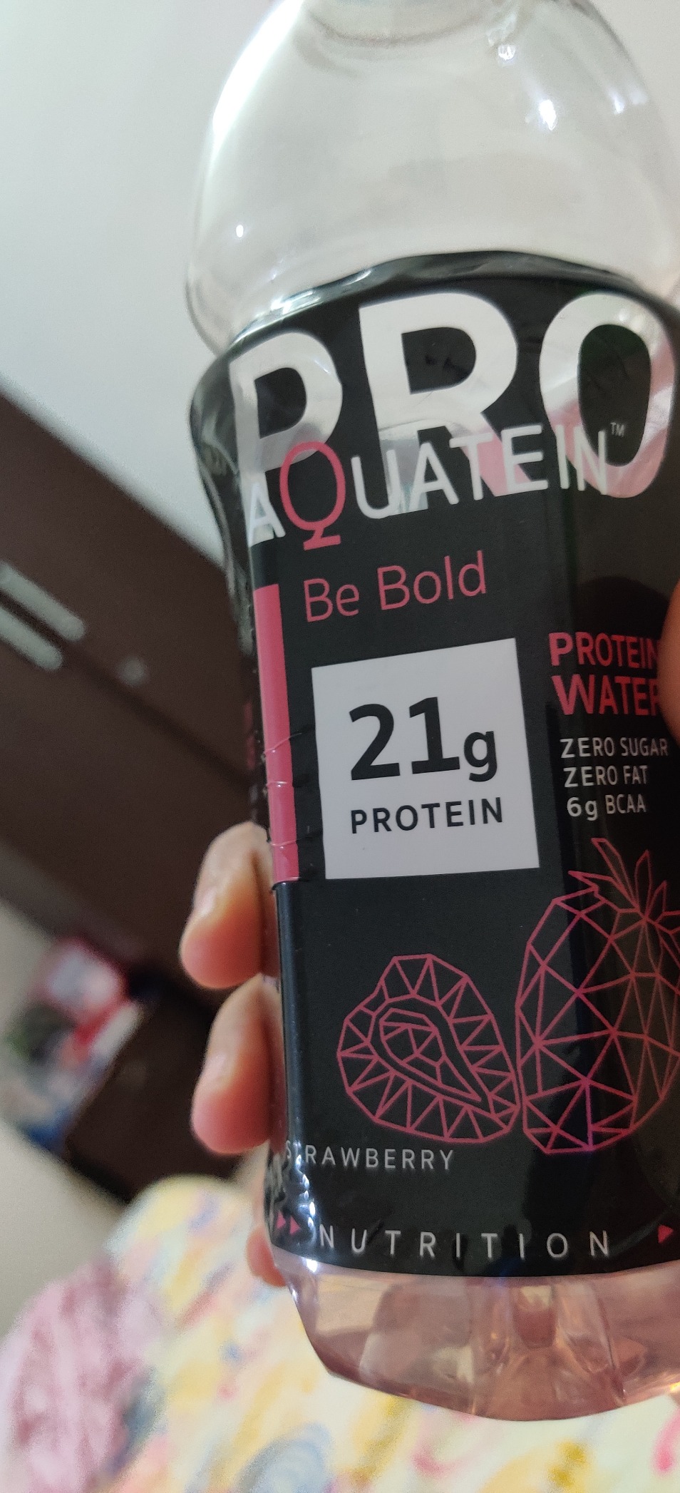 Aquatein Pro 21g Ready To Drink Whey Protein Water Drink Strawberry ...