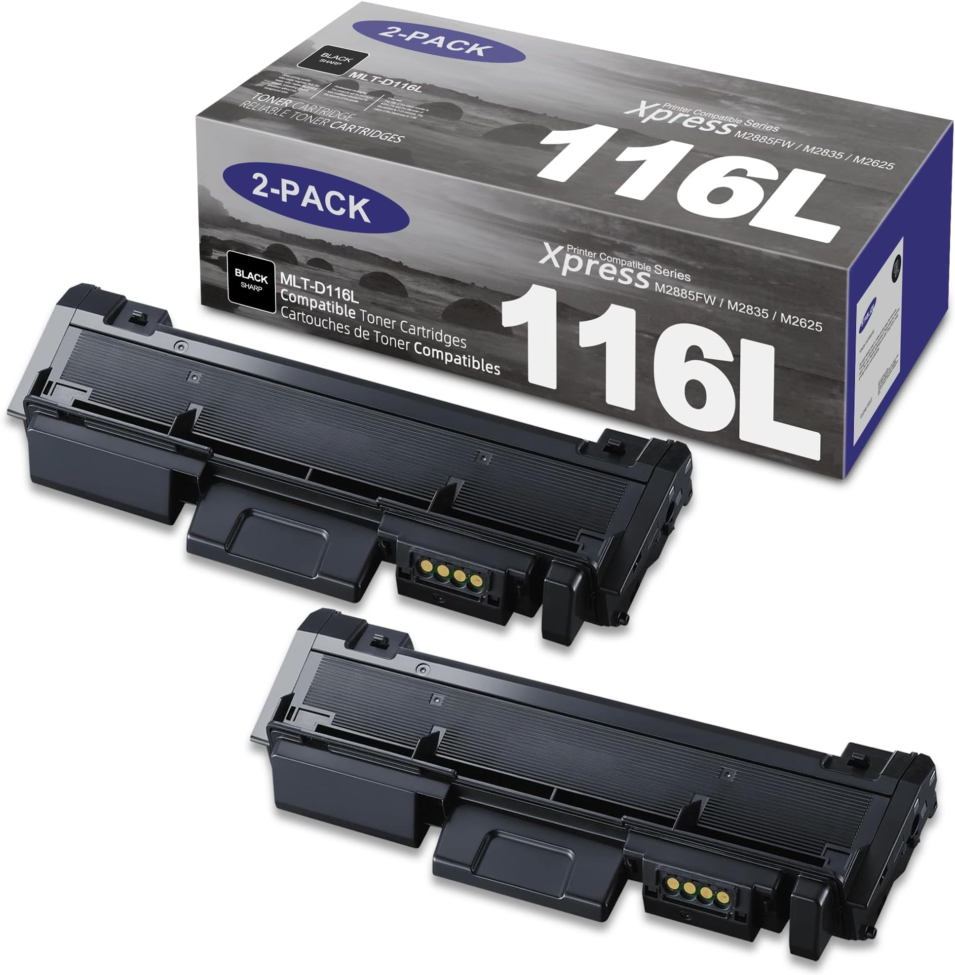 MLT-D116L D116L Toner Cartridge High Yield Black Replacement for Samsung D116L Toner Xpress ...