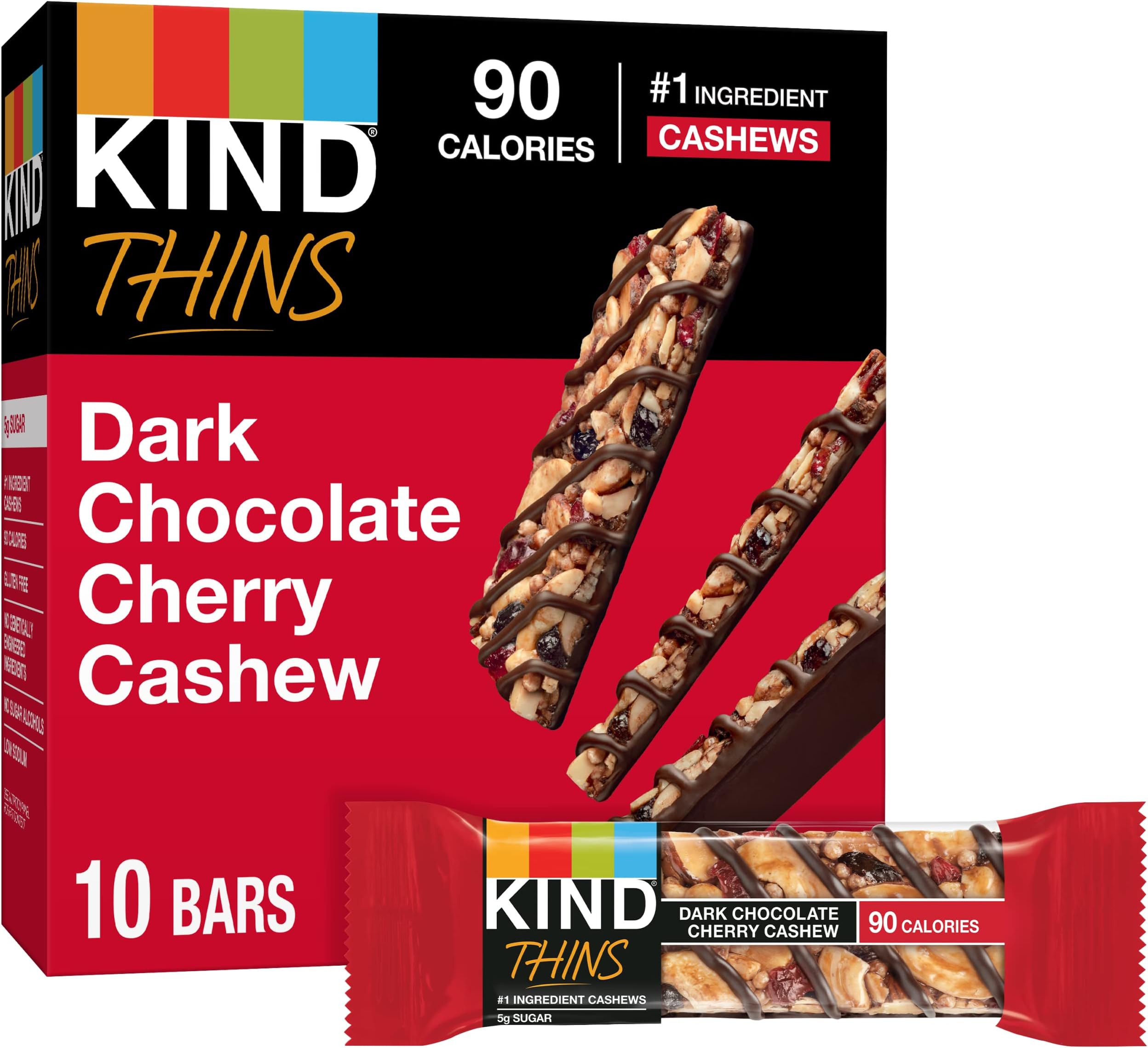 Amazon.com: KIND Bars, Dark Chocolate Nuts & Sea Salt, Healthy Snacks ...