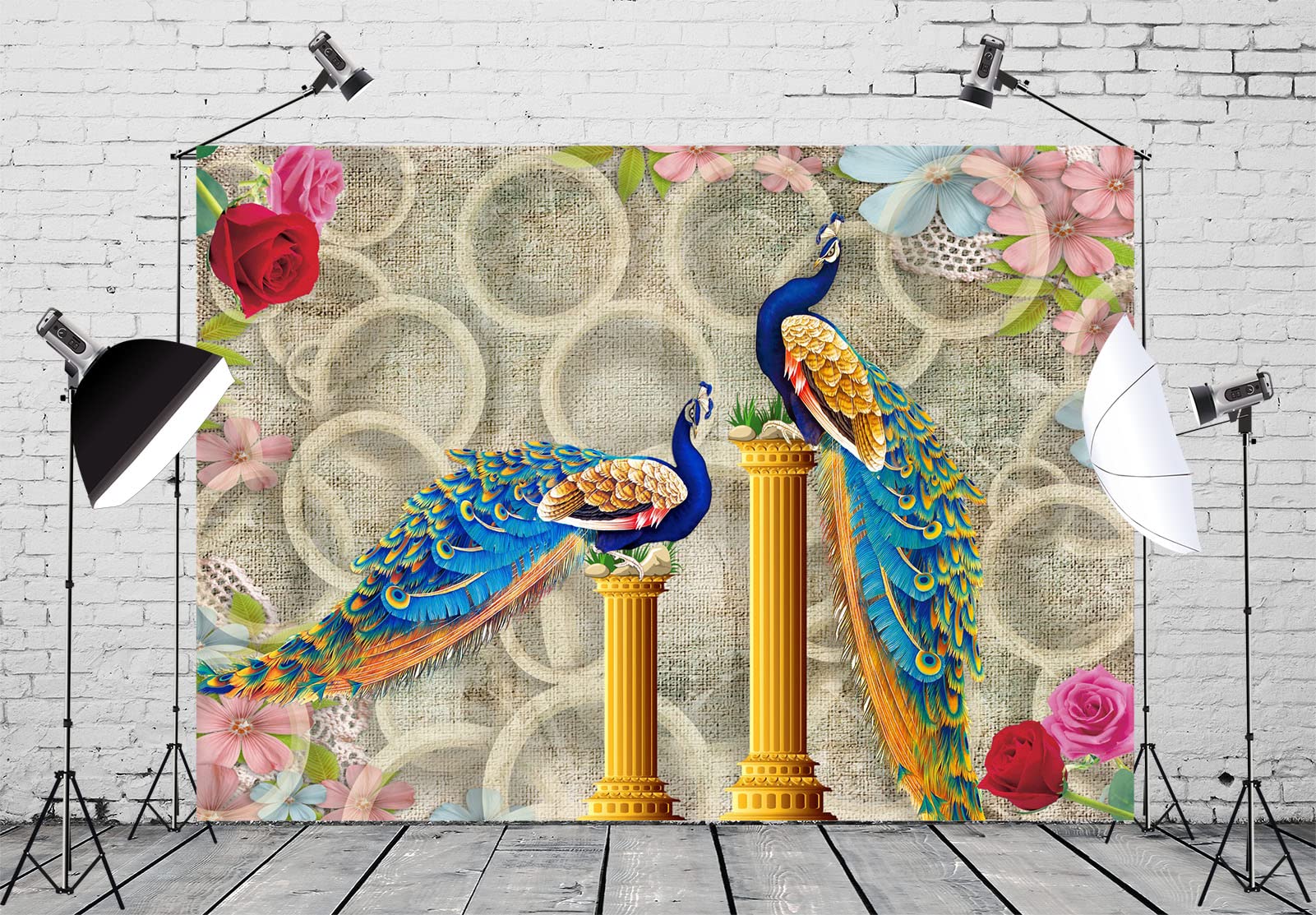 Peacock Backdrop 8,400+ Peacock Background Stock Illustrations,