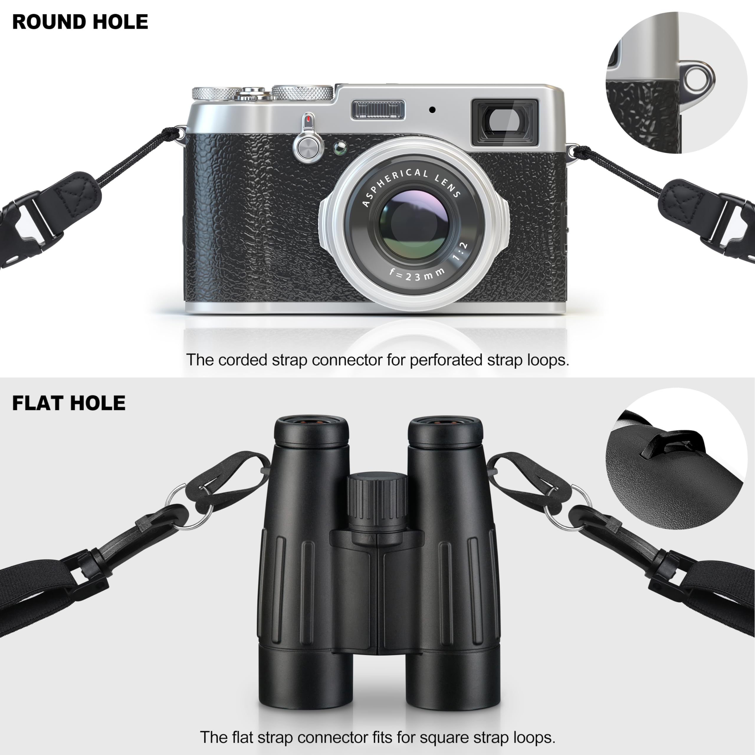 Snapklik.com : Xaegistac Binocular Harness Strap Adjustable And Deluxe ...