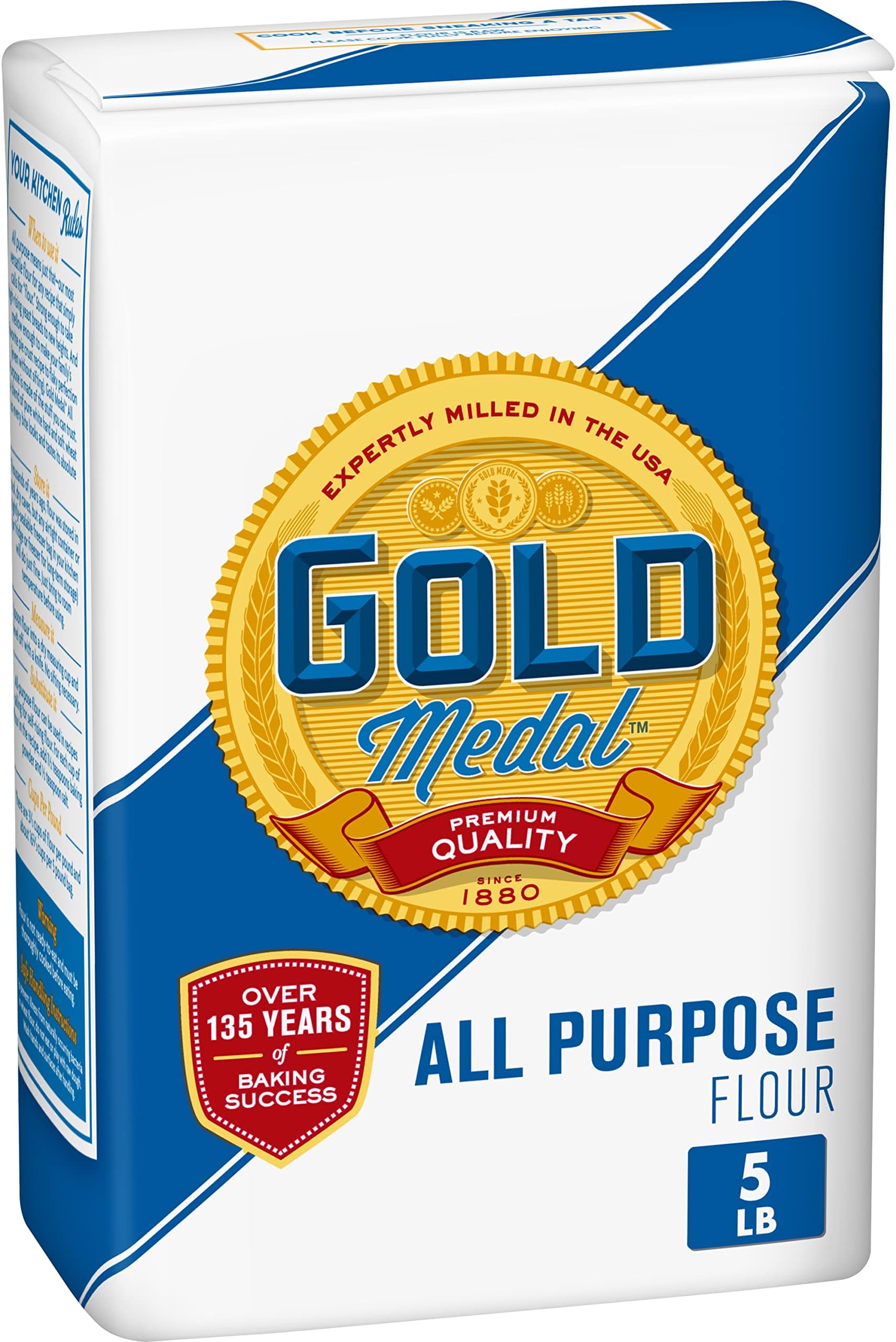 Amazon.com : Gold Medal Wondra Quick Mixing All Purpose Flour, 13.5 oz ...