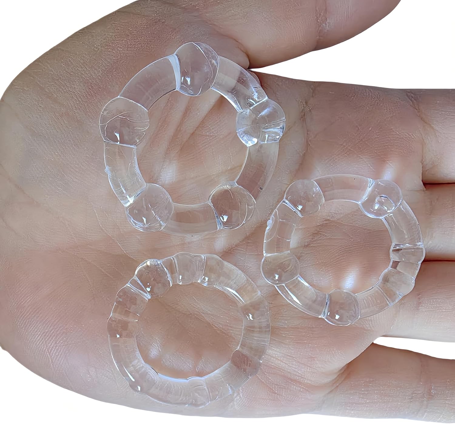 Amazon.com: 3 Sizes White Silicone Rings Male Toys for Couples for Men ...