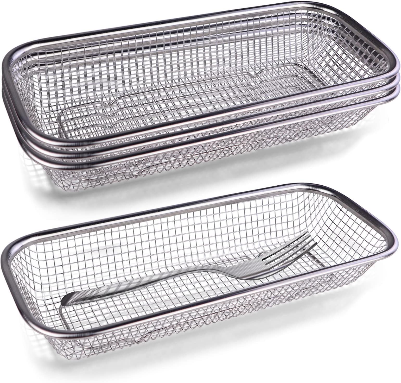 Amazon.com - LELE LIFE 4Pcs Silverware Organizer Utensil Organizer, 18/ ...