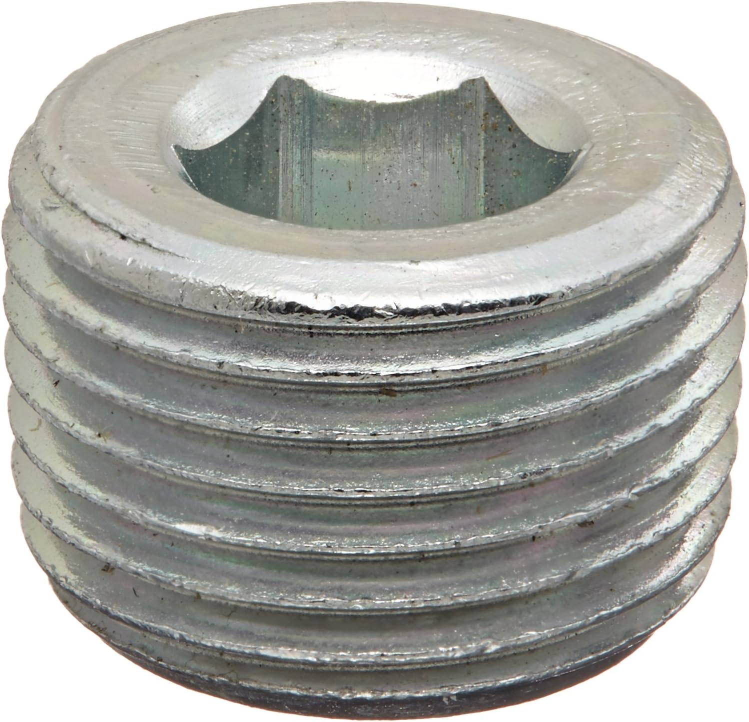 Eaton Aeroquip 2222-6S Steel Pipe Fitting, Hex Socket Plug, 3/8" NPT ...