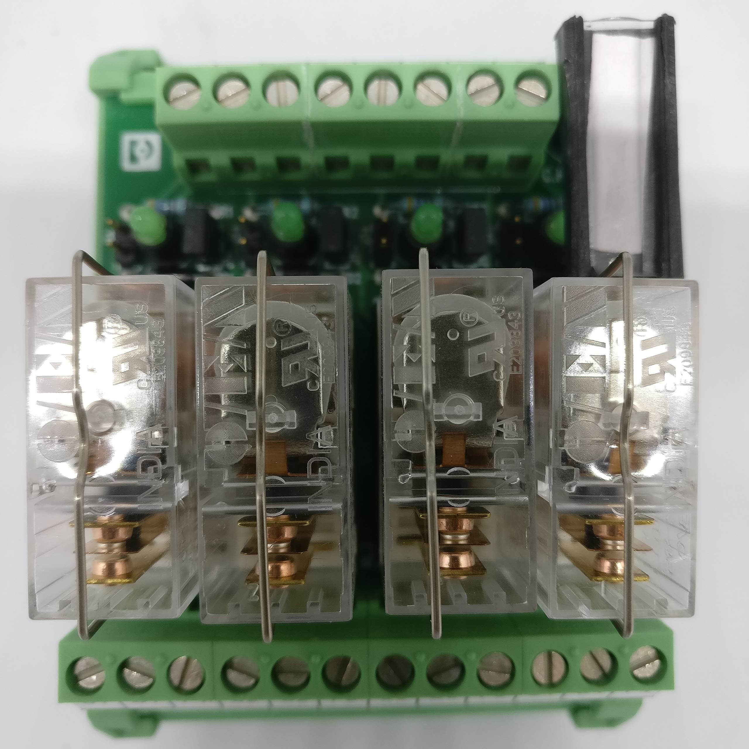 Phoenix Contact Make 4 Channel 24V 1 Changeover Relay Board with ...