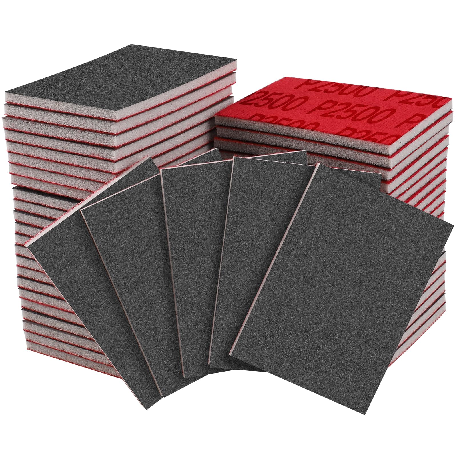 Shineboc 20 Pcs Grit Sanding Sponge Set,2500 Grit Flexible Foam Filled ...