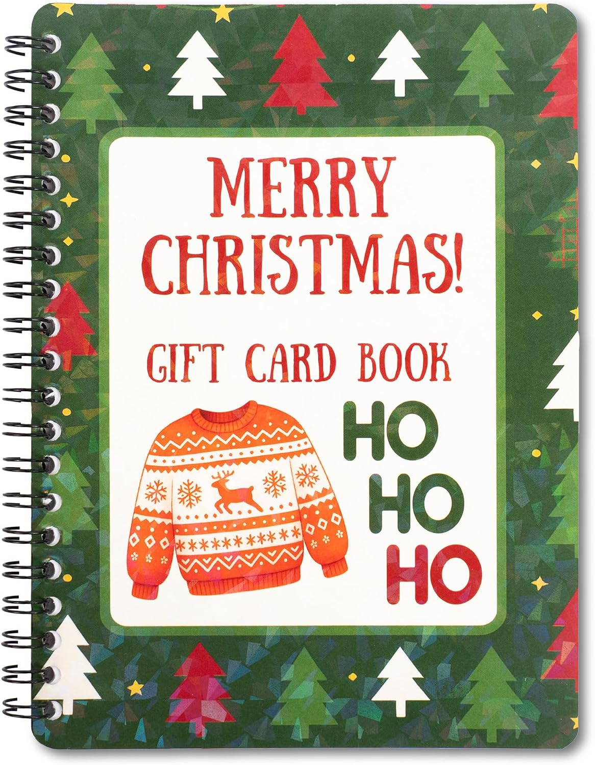 Amazon.com: CENTOLEO Merry Christmas Gift Card Book, 5x7 Inch Gift Card ...