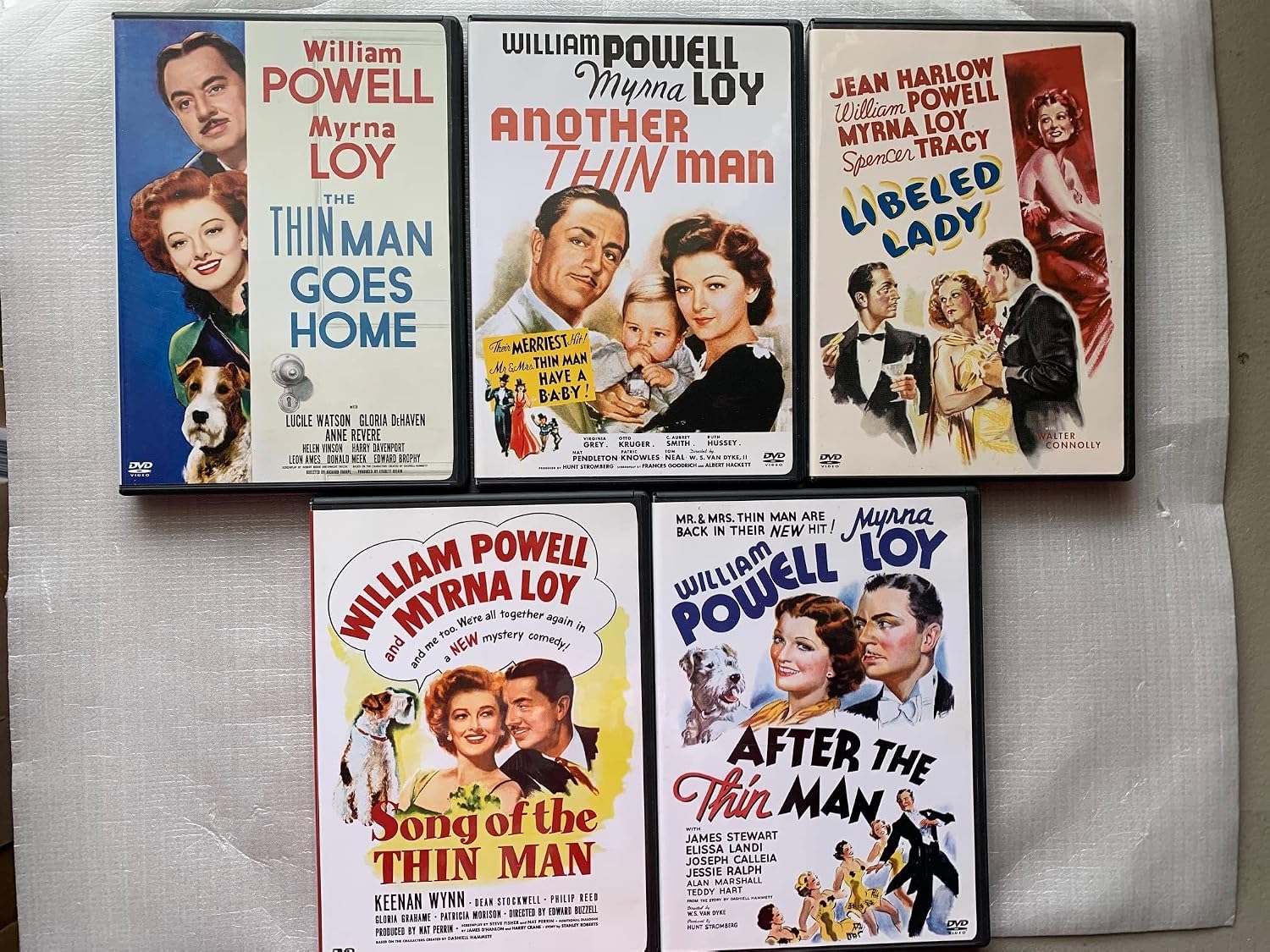 Amazon.com: William Powell & Myrna Loy Movie Collection. 5-DVD Set ...