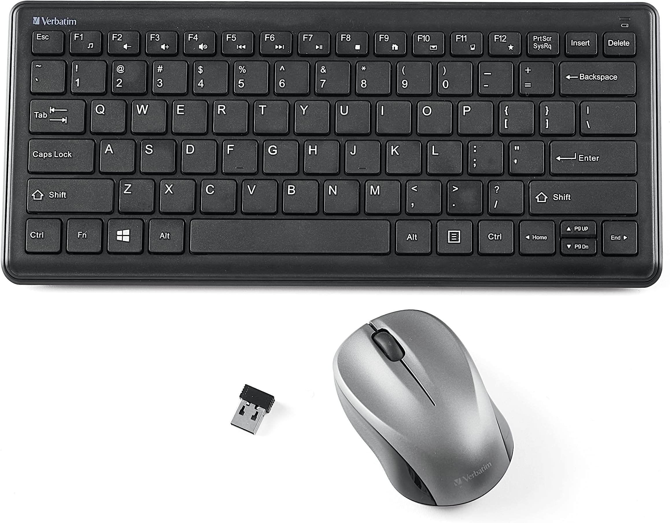 Amazon.com: Amazon Basics 2.4GHz Wireless Computer Keyboard and Mouse ...