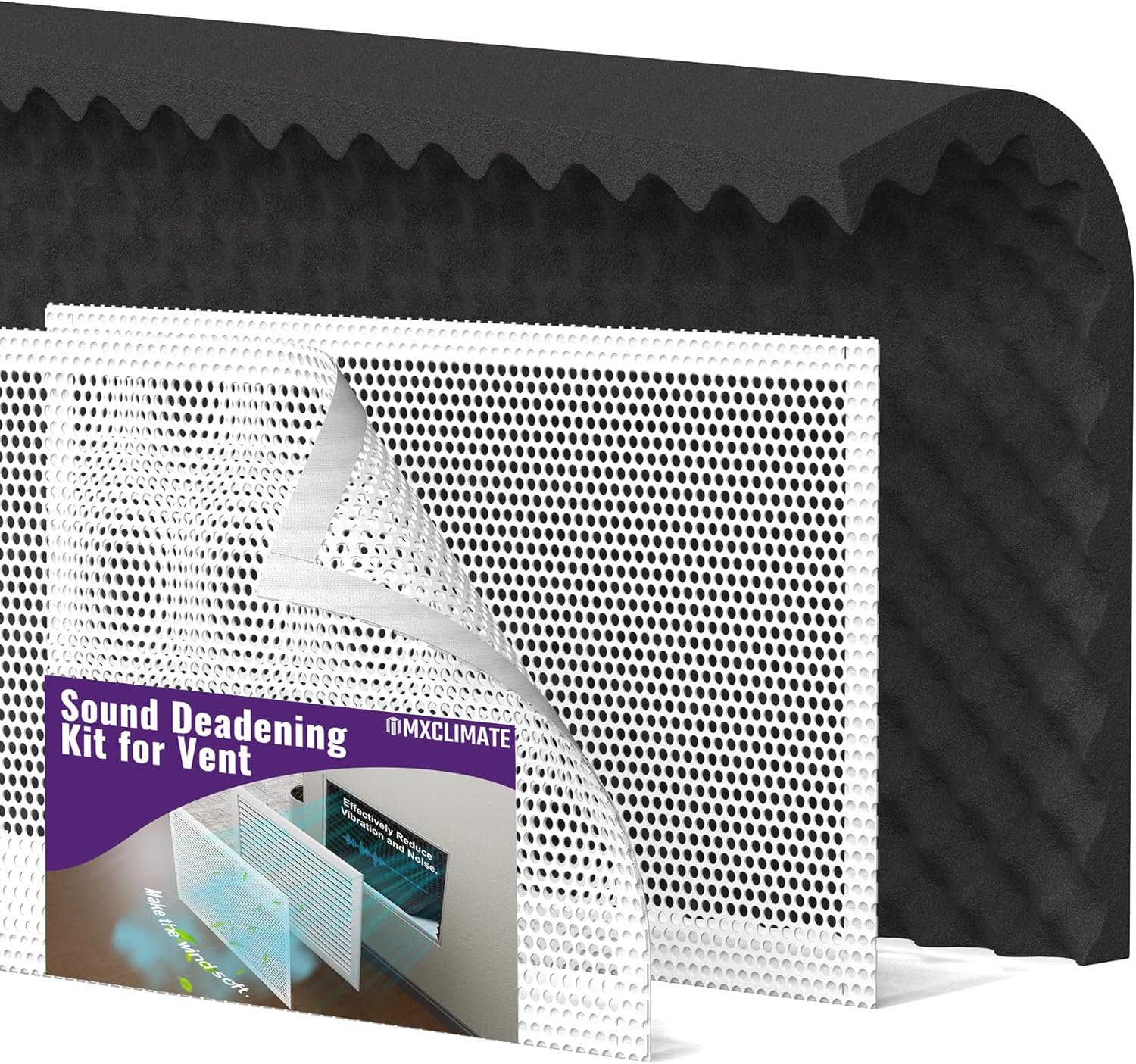 Amazon.com: Mxclimate Sound Deadening Kit for Vent,Sound Proof Foam ...