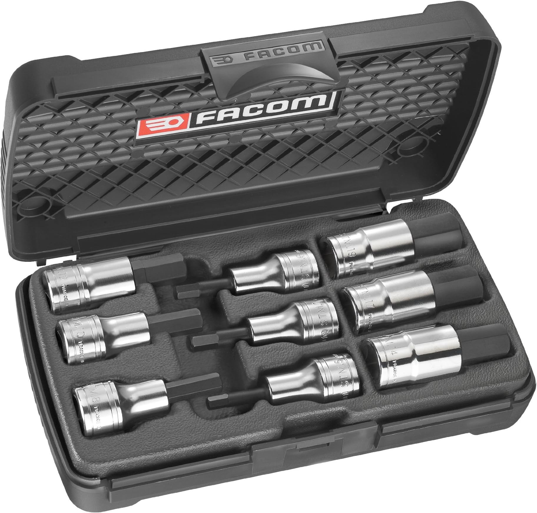 Facom FCMSTMJ9 STM.J9 1/2-inch Socket Hex Drive Bit Set (9 Pieces ...
