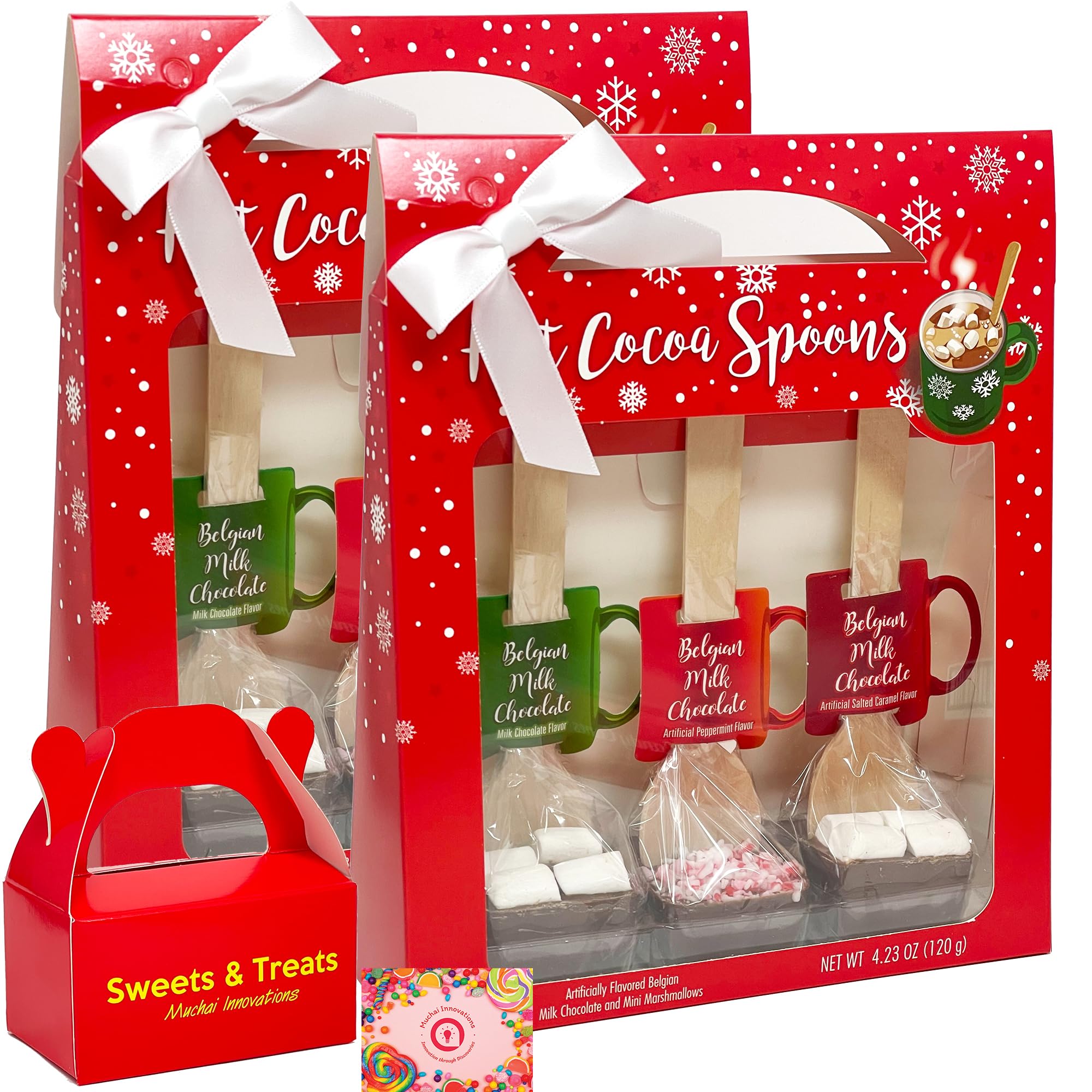 Amazon.com : Hot Chocolate Cocoa Stirring Spoon Gift Set | Variety Pack ...