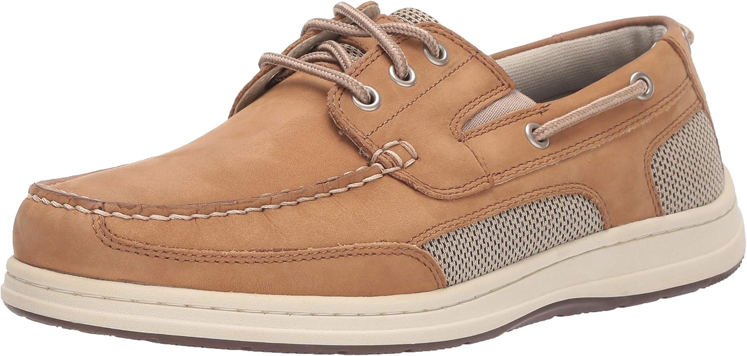 Amazon.com: 206 Collective Men's Boat Shoe Tan 8 Medium US : Clothing ...
