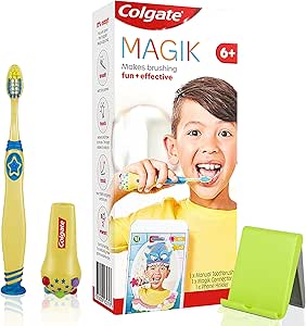 Colgate Magik Fun Effective Toothbrush for 6+ Year Kids : Amazon.com.au ...