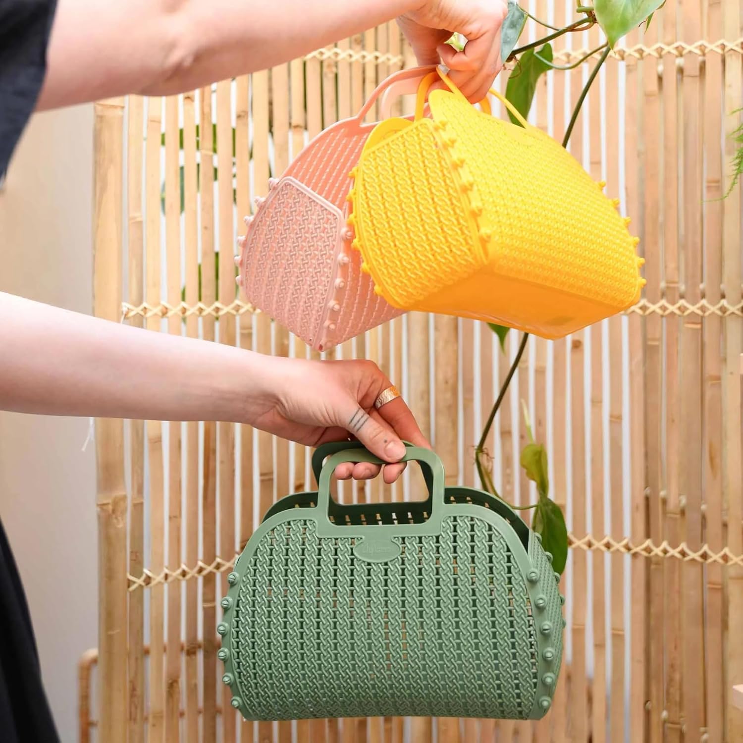 AYKASA Jelly plegable mini bolsas de plástico para mujer – Yaxa Colombia