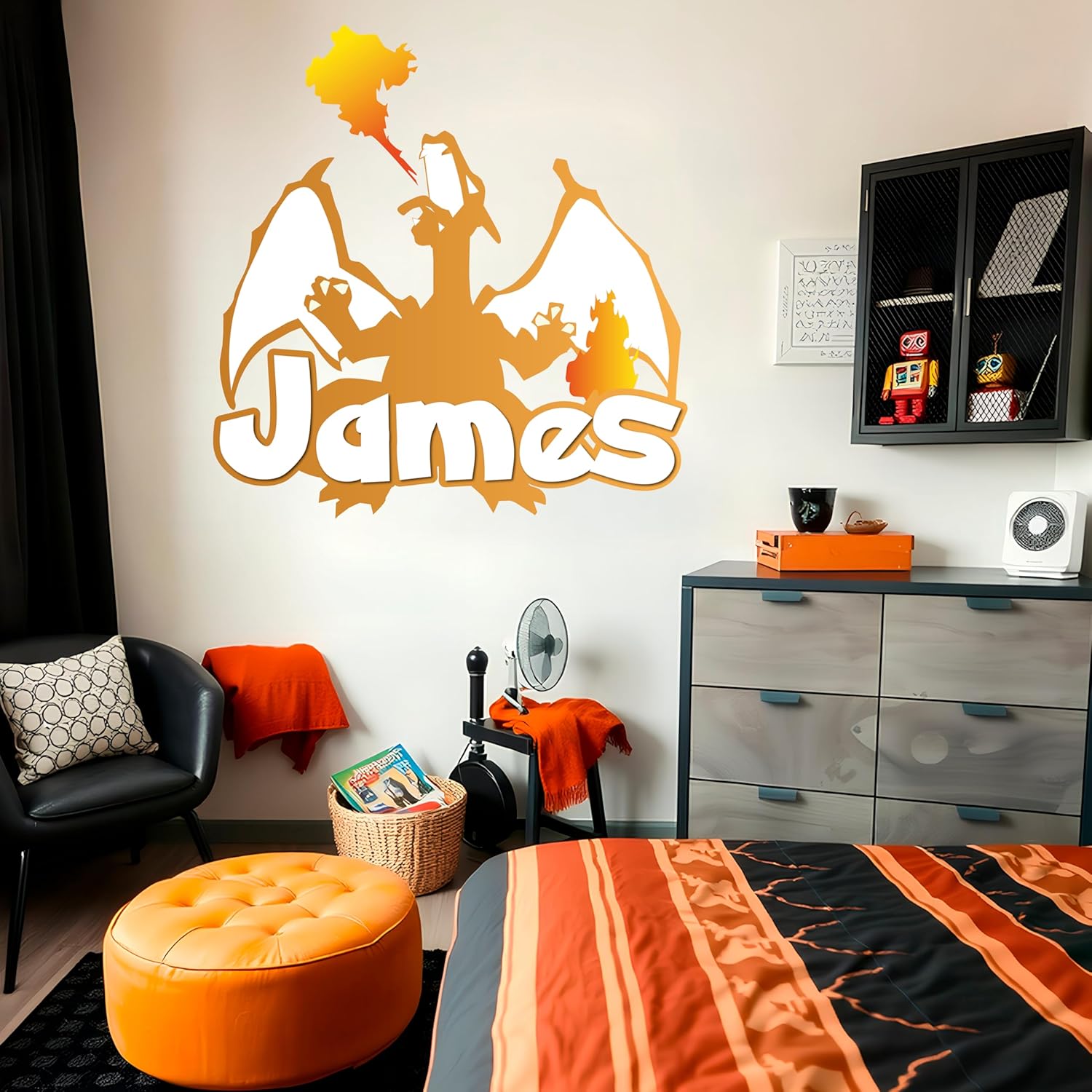 Amazon.com: Poke Pika Wall Decal Art, Unisex, Boy & Girls Decal Decor ...