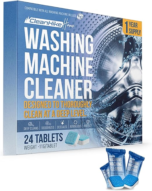 Amazon.com: Washing Machine Cleaner Descaler Tablets - (24 Tablets, 1 ...