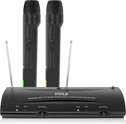 Amazon.com: Pyle VHF Wireless System-Rack Mountable 8 Channel Cordless ...