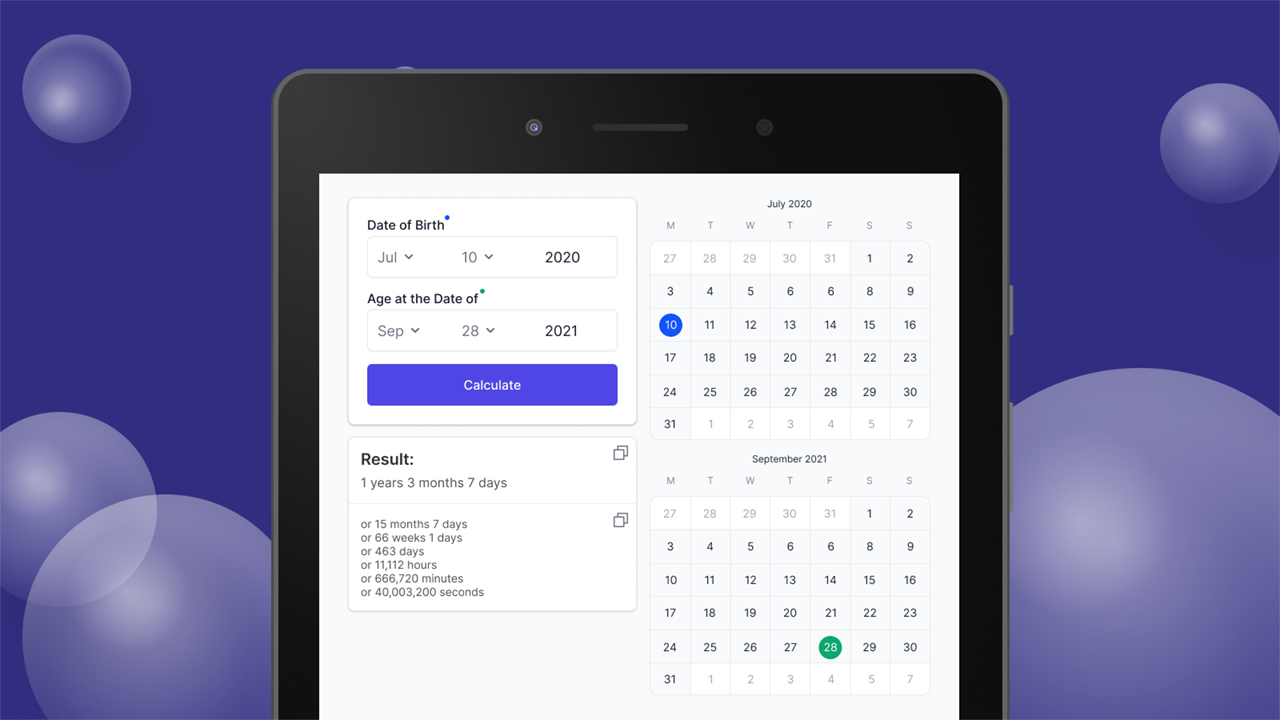 Age Calculator - App on Amazon Appstore