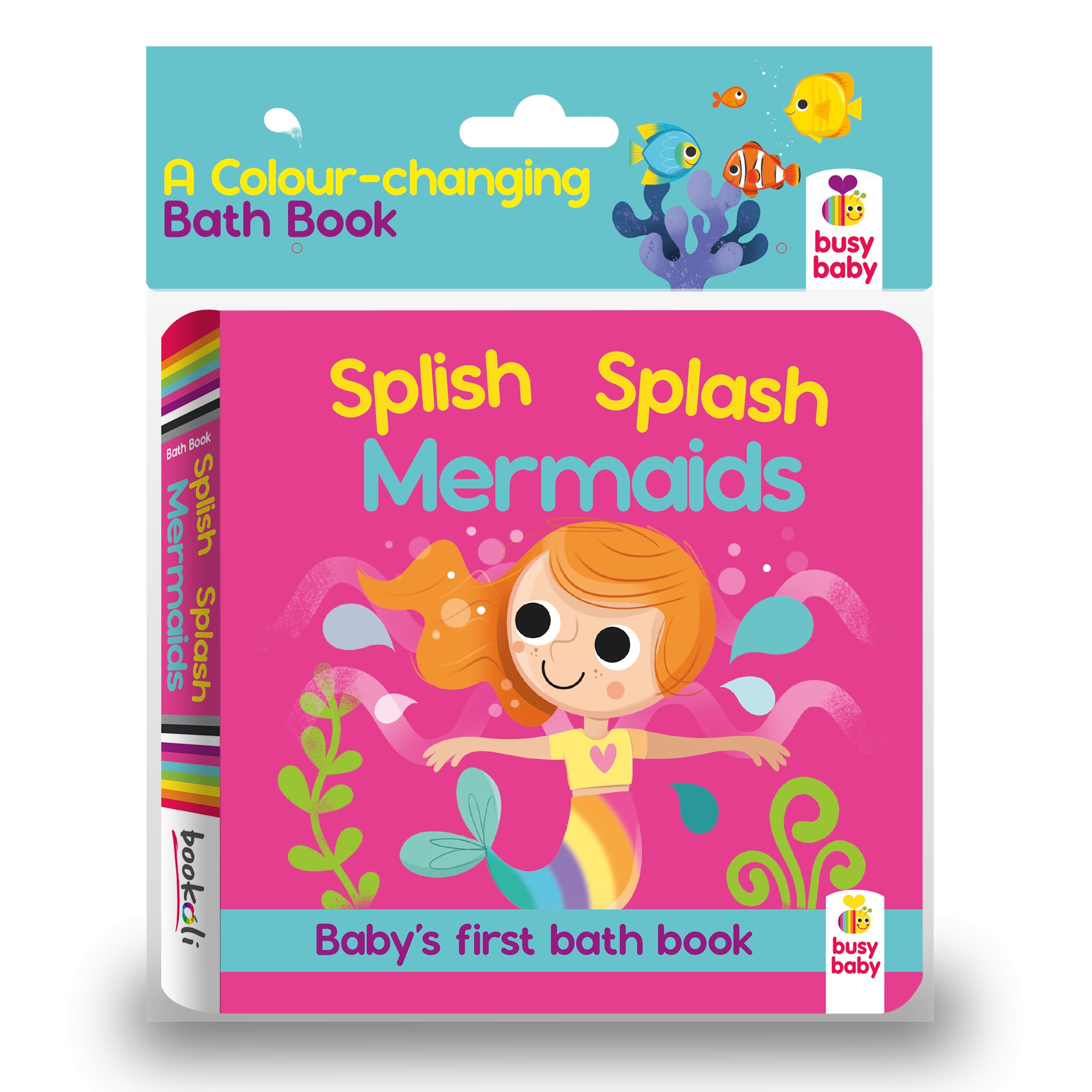 Splish Splash Mermaids Baby's First Bath Book | Colour Changing Baby ...