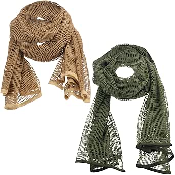Amazon.com: Toulite 2 Pcs Tactical Neck Veil Woodland Camo Scarf Desert ...