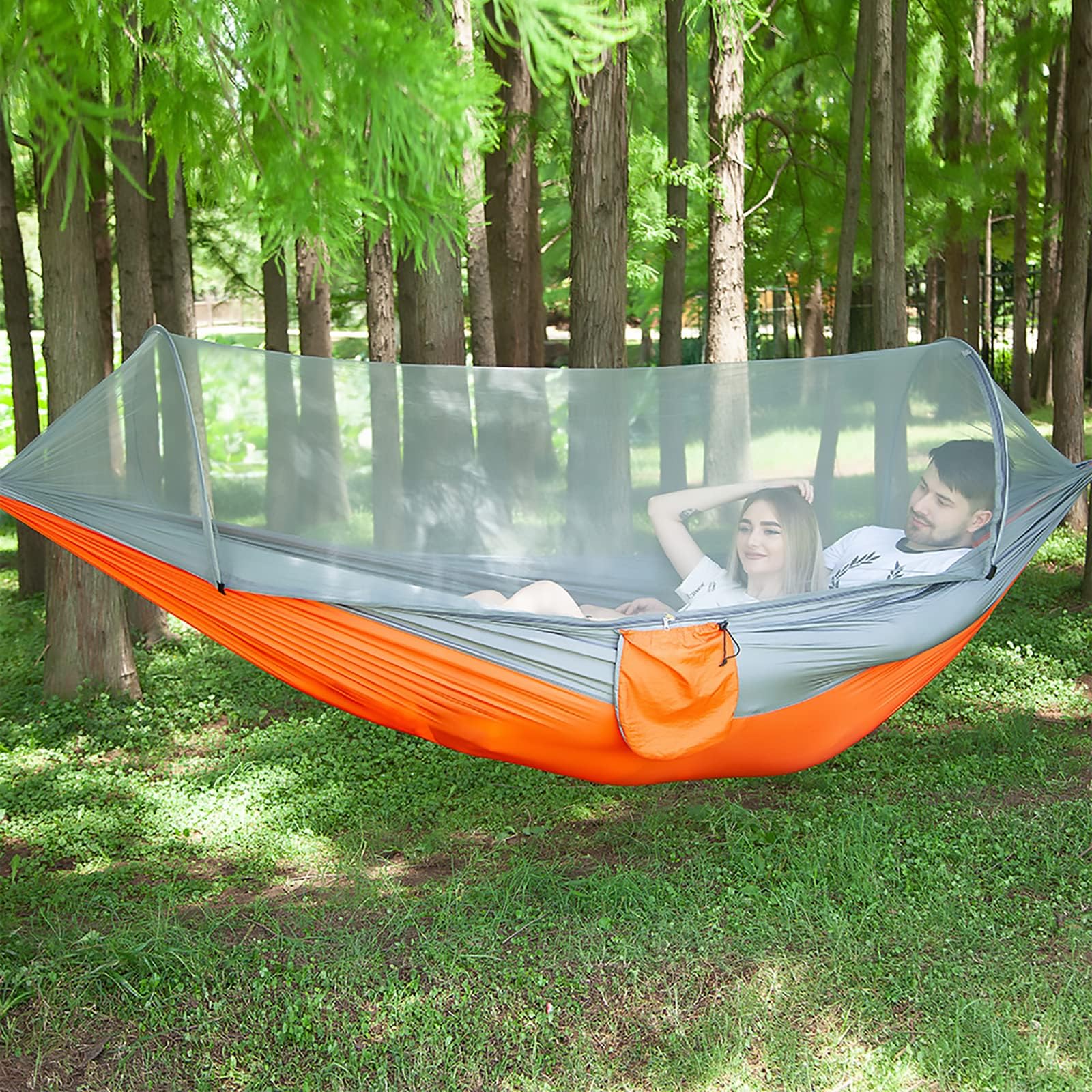 Amazon.com : LFL Camping Hammock with Mosquito Net, Hammocks with 13ft ...
