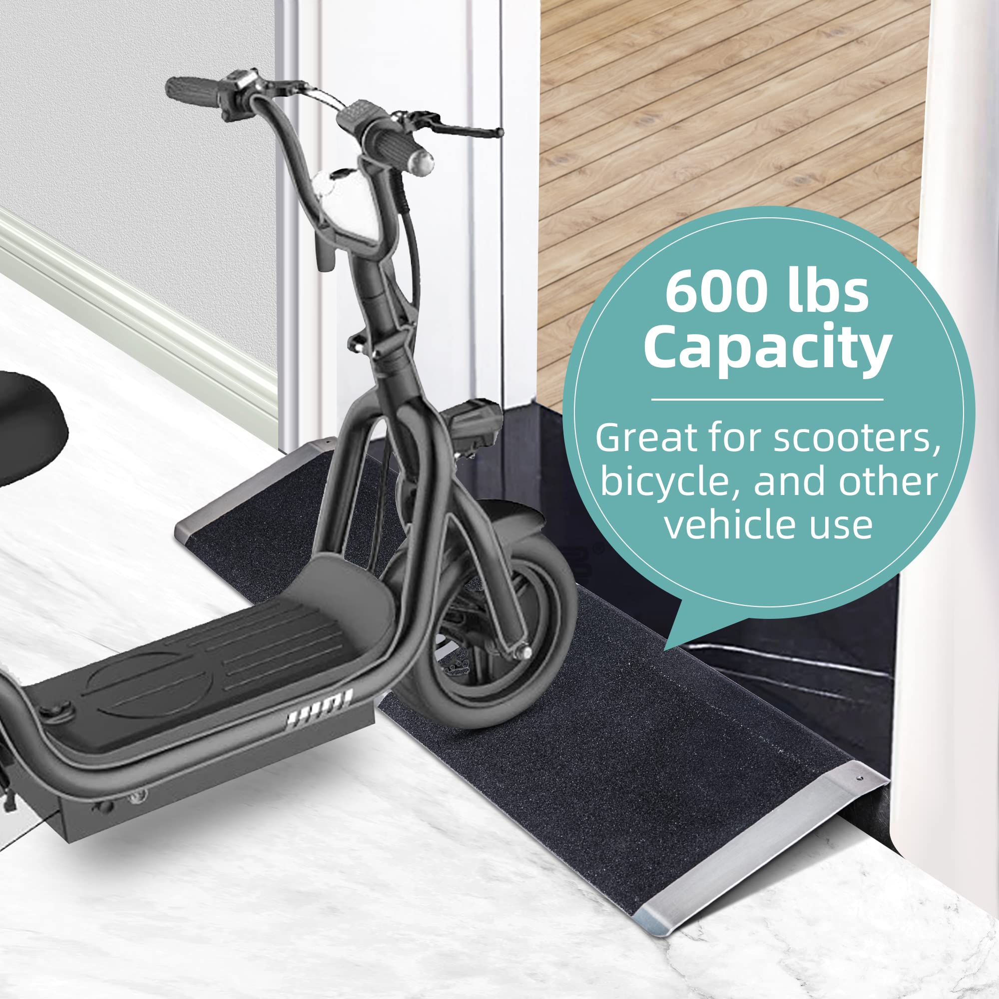 KOLO Threshold Ramps for Doorways,10" W x 32" L, 600 lbs Capacity ...