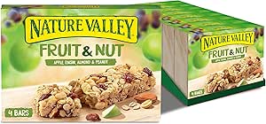 Nature Valley Fruit & Nut Apple, Raisin, Almond & Peanut Bars 4 x 30g (120g) (Pack of 8, total ...