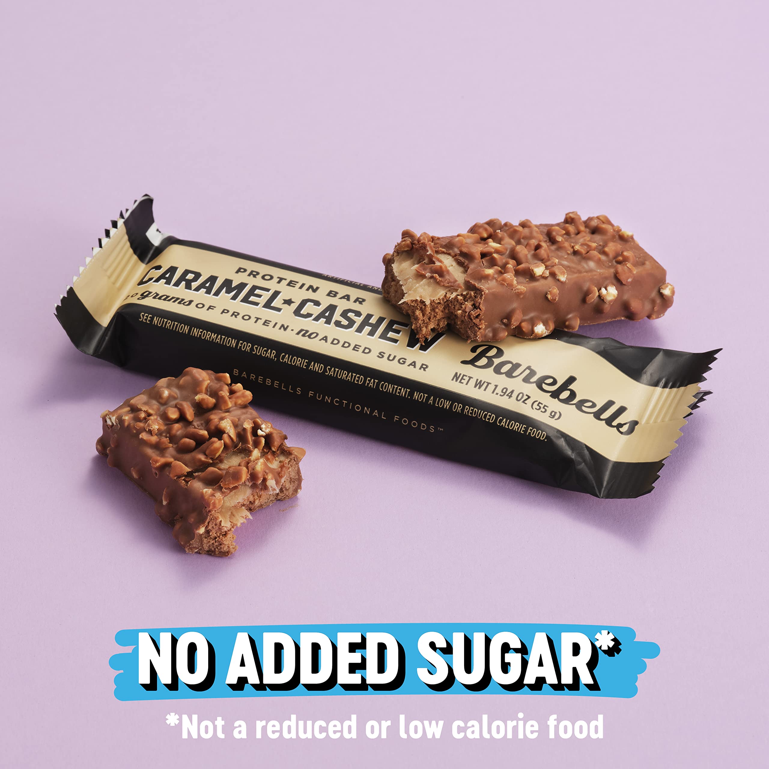 Snapklik.com : Barebells Protein Bars Caramel Cashew - 12 Count, 1.9oz Bars