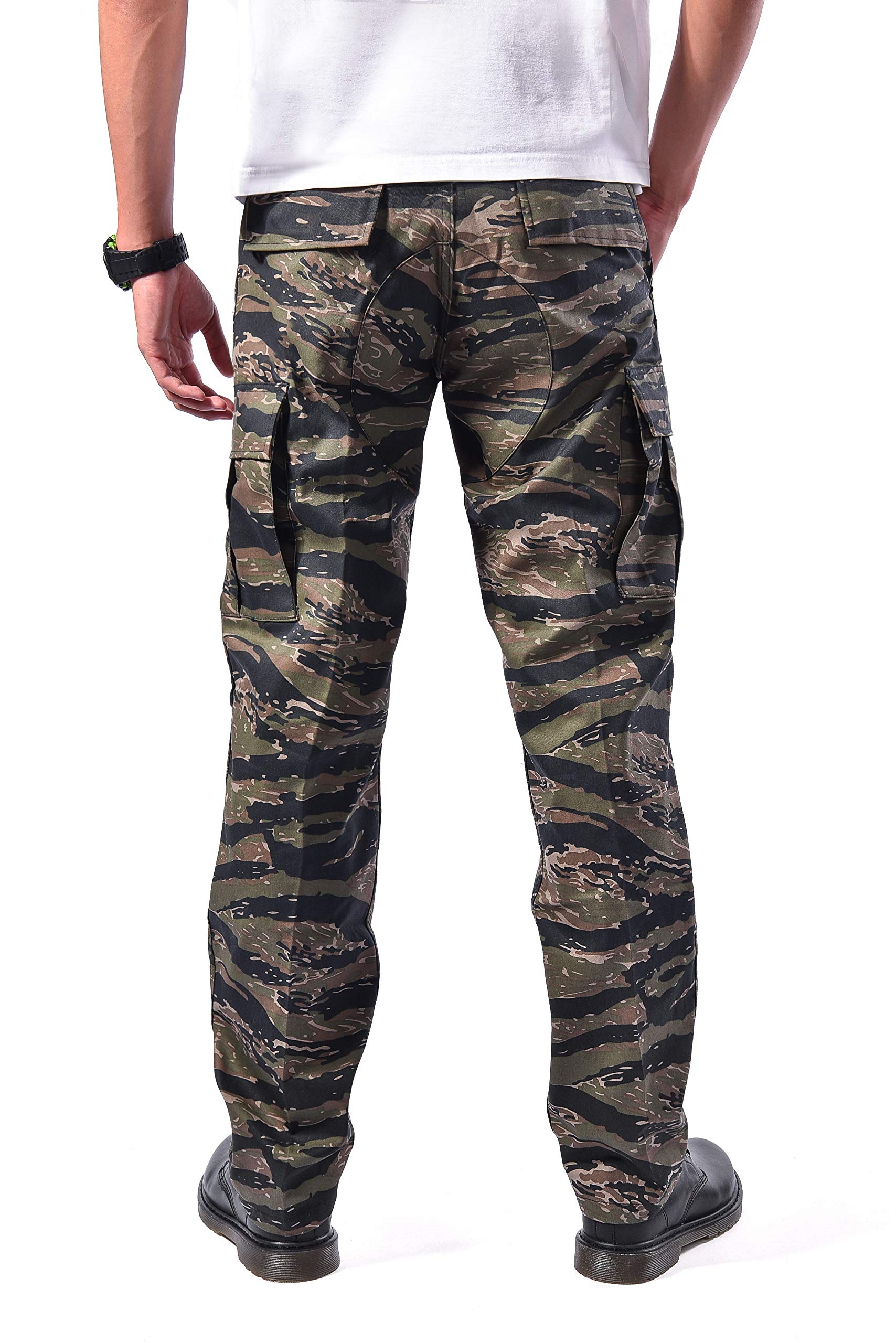 Snapklik.com : BACKBONE Mens Fashion Bright Camouflage Cargo Pants ...