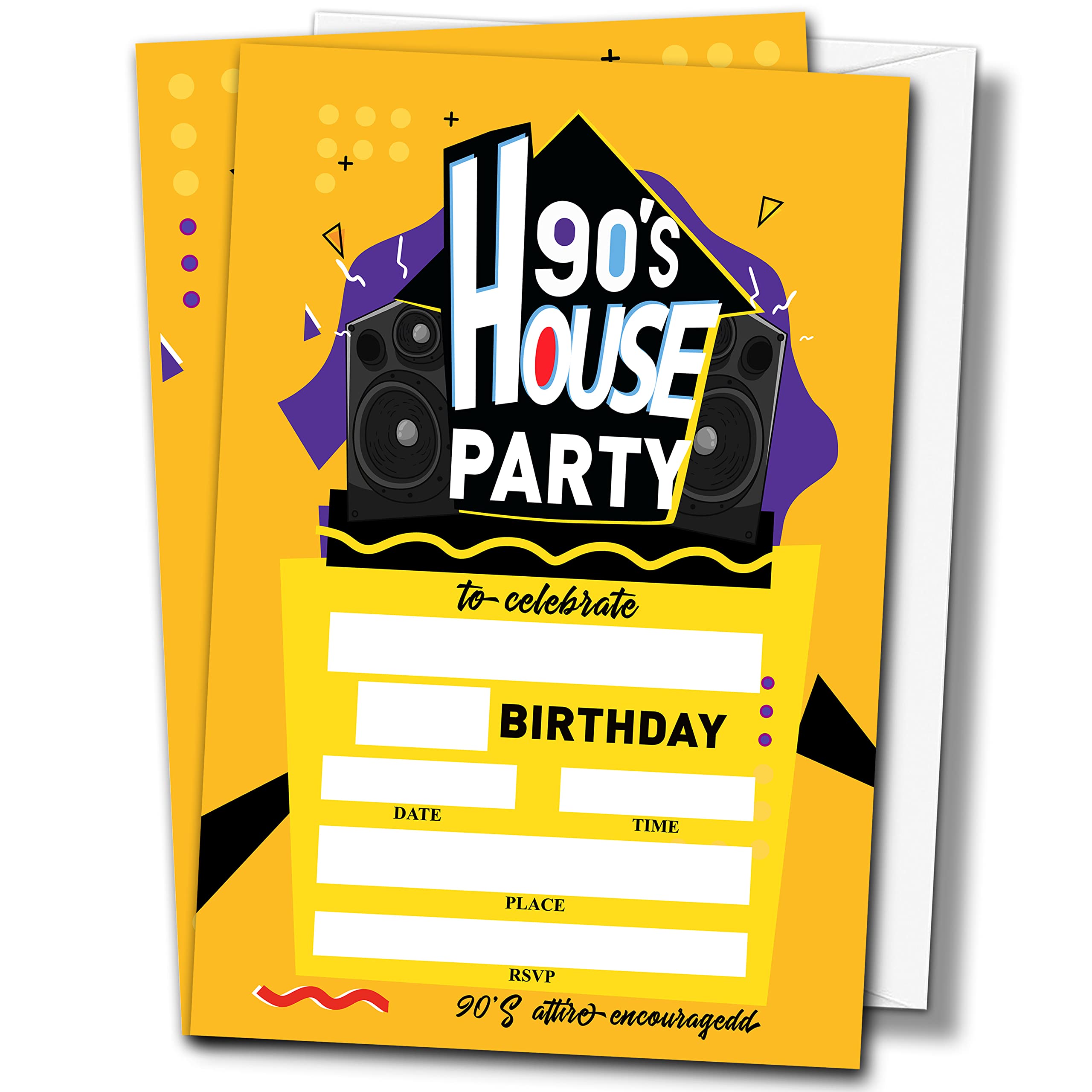 90s House Party Invitations Templates 90s Hip Hop Birthday Celebration