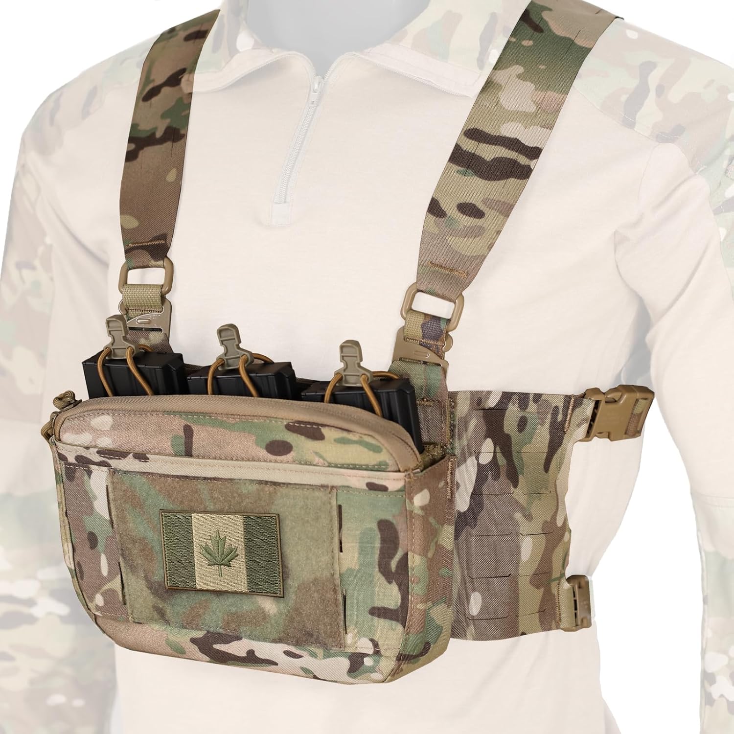 WYNEX Tactical Molle Chest Rig of Kangaroo Style, Tactical Chest Pack ...