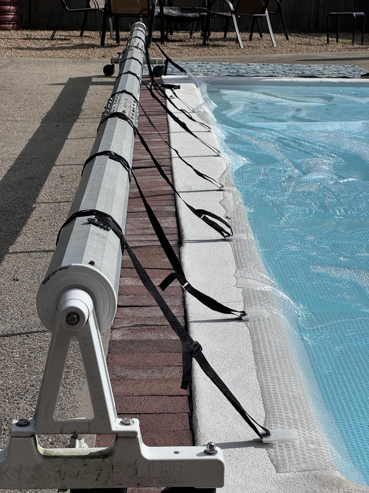 Amazon.com : Gekufa Pool Cover Straps, Solar Cover Reel Strap kit for ...