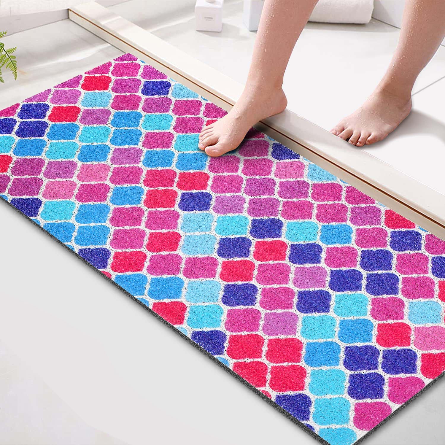 Amazon.com: Hargiis Non-Slip Bathtub Mat, Anti Slip Shower Mat, Fast ...