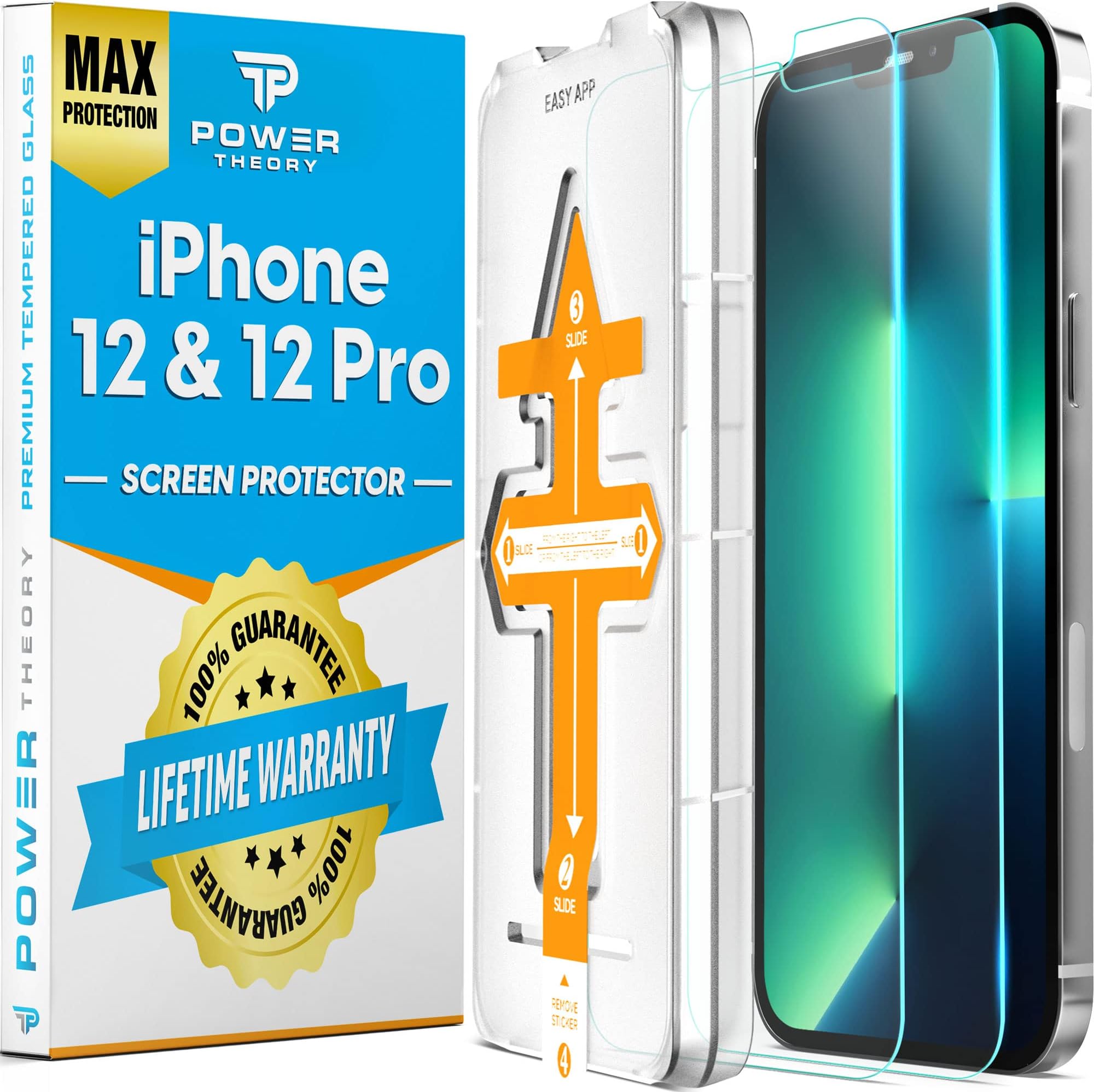 Amazon.com: DOME GLASS Screen Protector for iPhone 12 and iPhone 12 pro ...