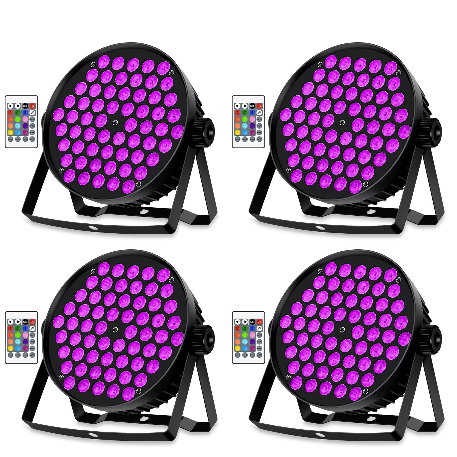 Amazon.com: ENDYSHOW 60 LED Par Lights,RGB Stage Par Lights 90W DJ ...