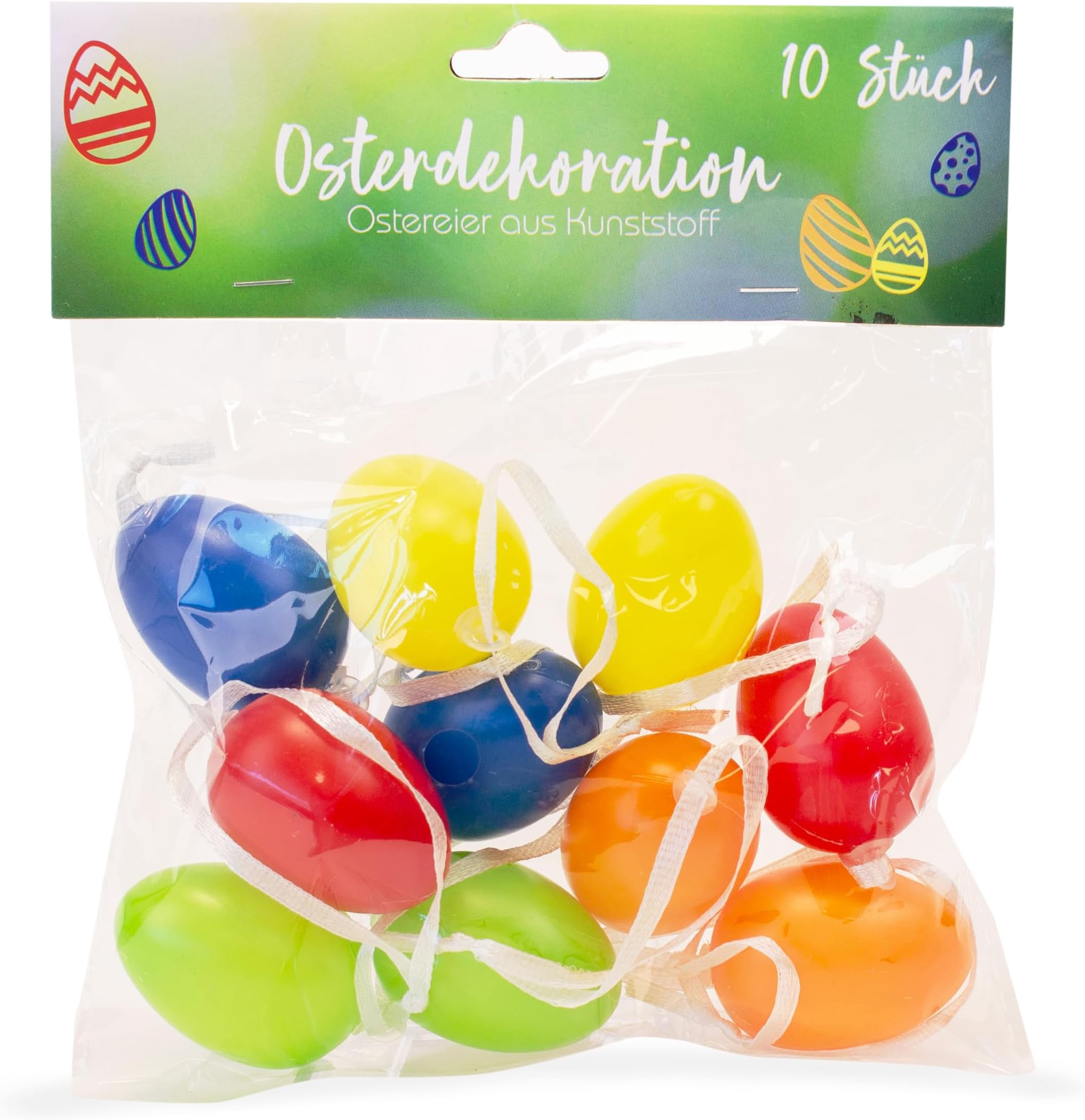 Ostereier Plastik Bunt