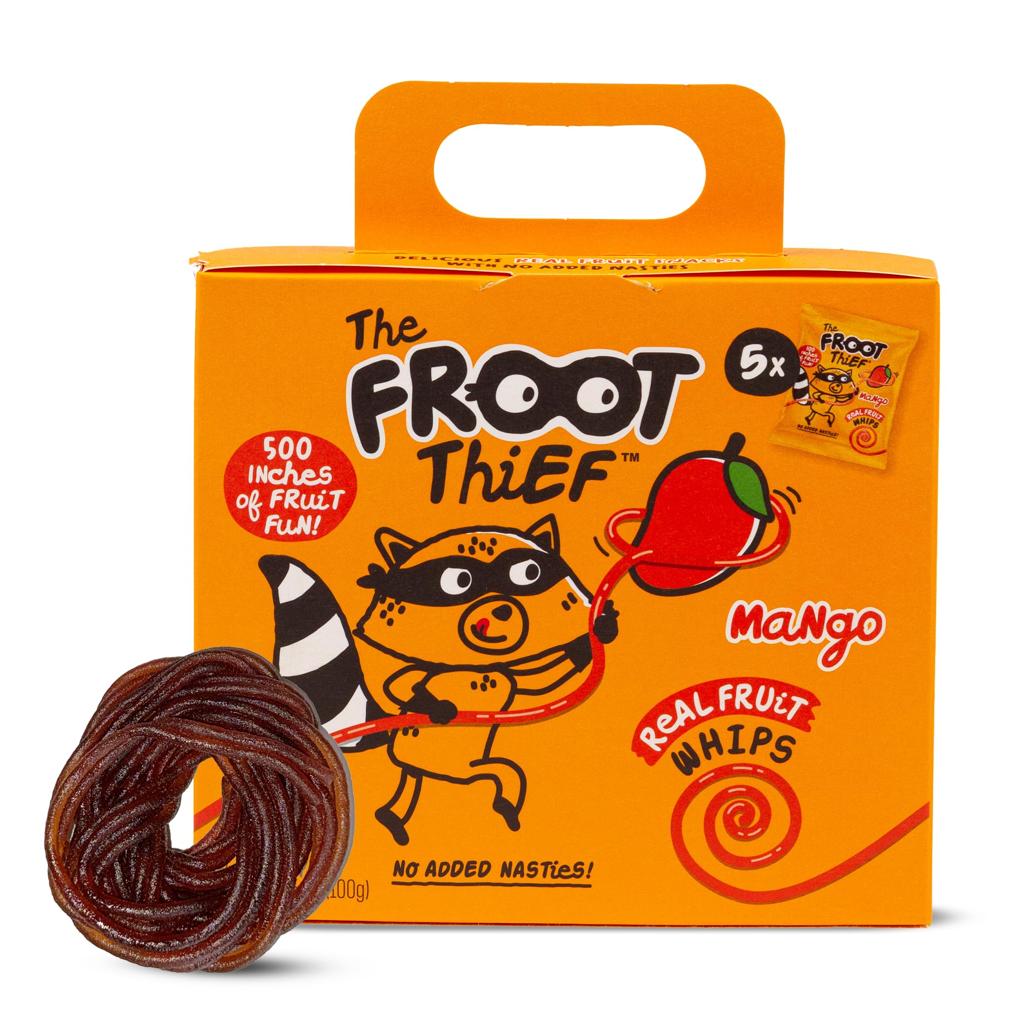 Amazon.com: The FROOT Thief Real Fruit Snack Whips, Mango, Nut Free ...
