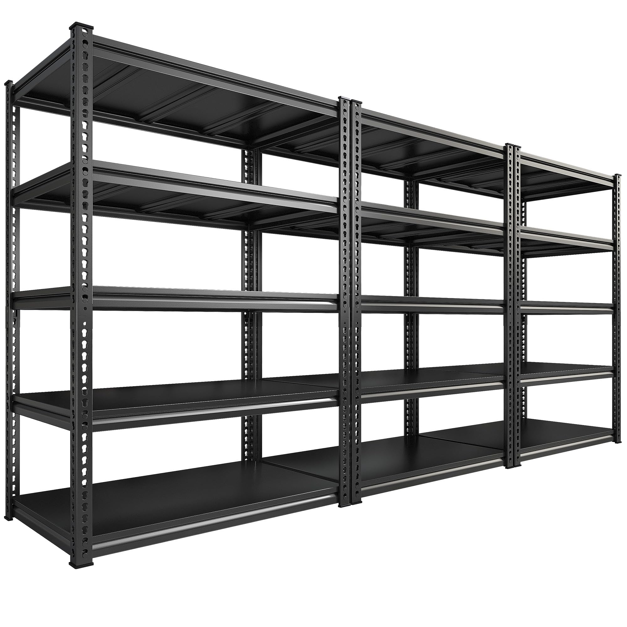 Amazon.com: REIBII 72" H Garage Shelving Sturdy Garage Storage Shelves ...