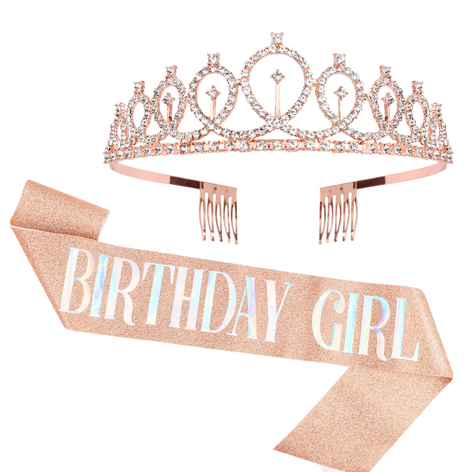 Snapklik.com : Birthday Girl Sash & Rhinestone Tiara Kit, Birthday ...