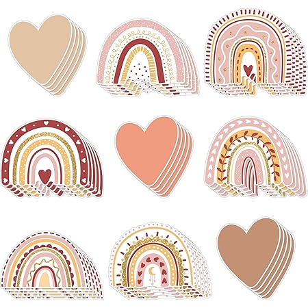 Amazon.com: 60 Pieces Boho Classroom Decor Birthday Bulletin Board ...