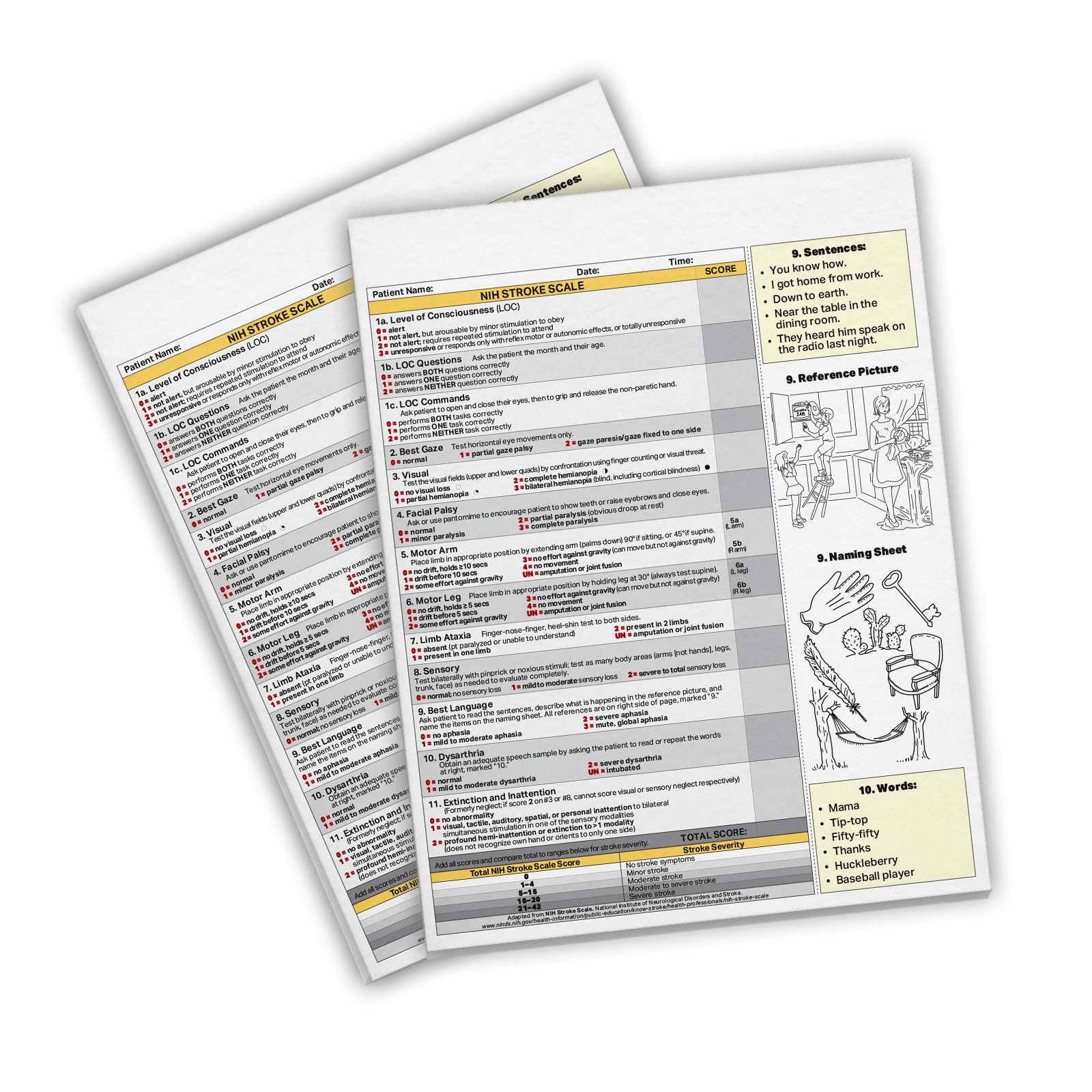 Snapklik.com : MDpocket National Institutes Of Health Stroke Scale