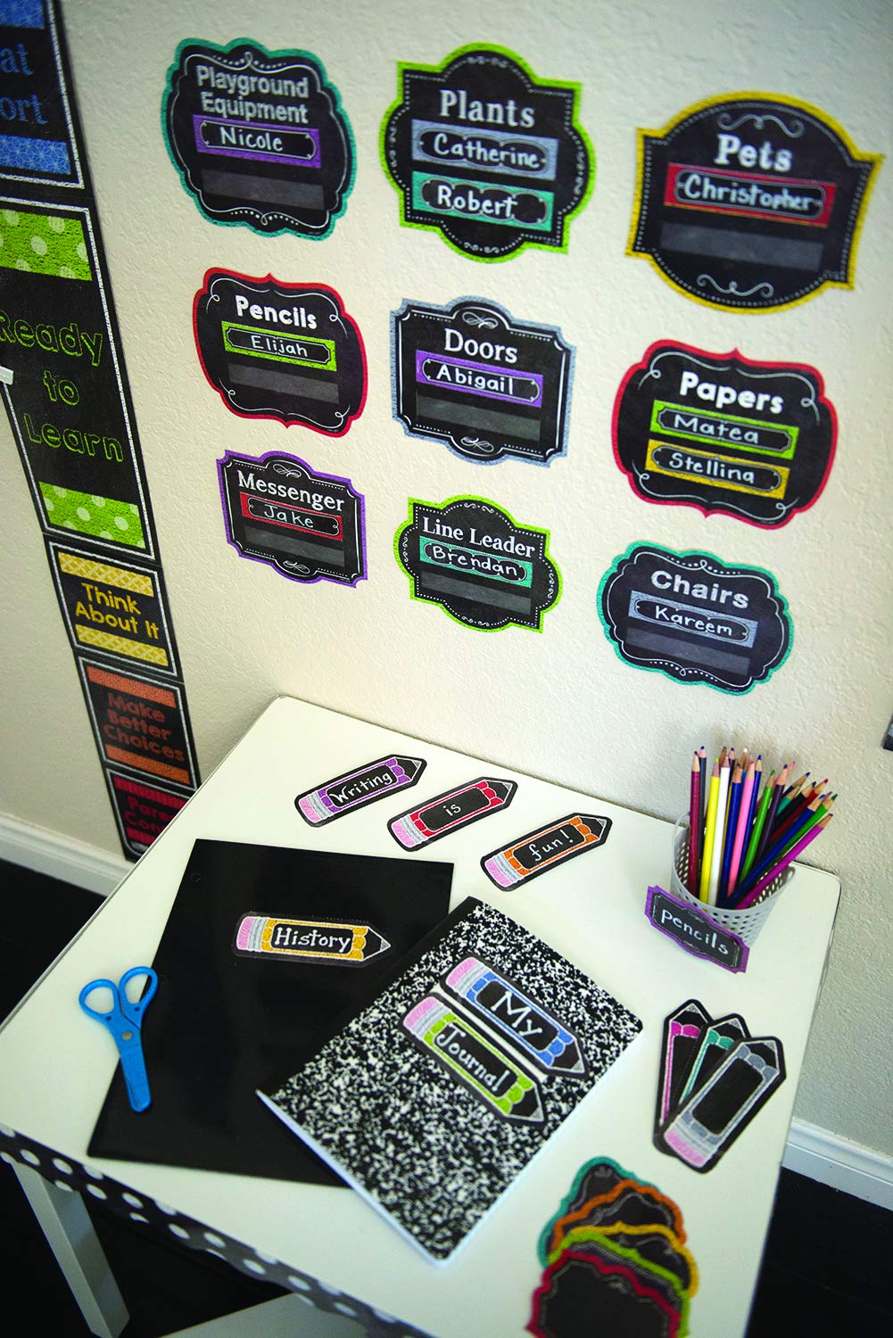 Snapklik.com : Creative Teaching Press Chart Cards 6" Designer Cut-Outs