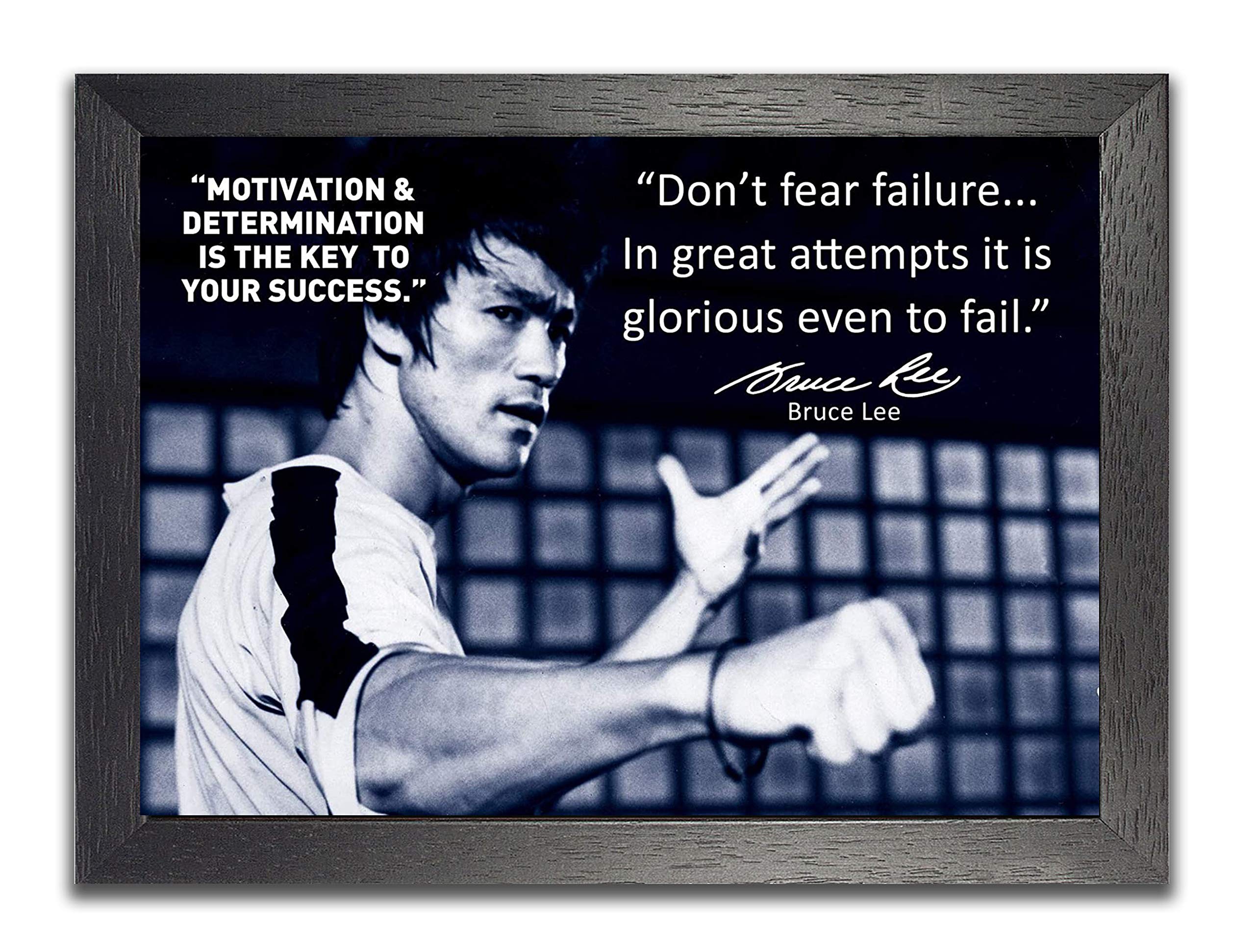 Bruce Lee Motivational Poster