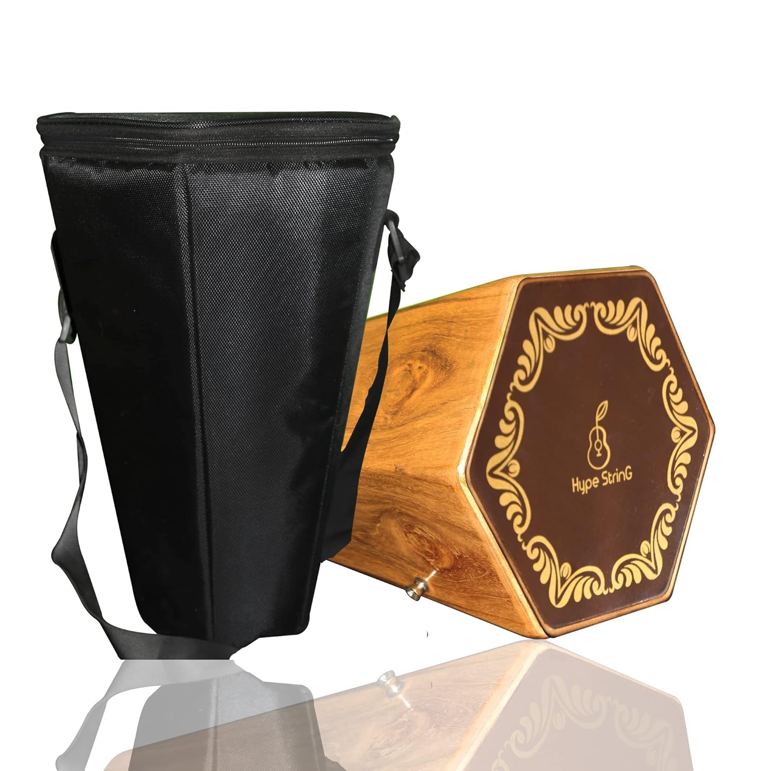 Hype String Wooden Djembe Cajon (DCT200) : Amazon.in: Musical Instruments