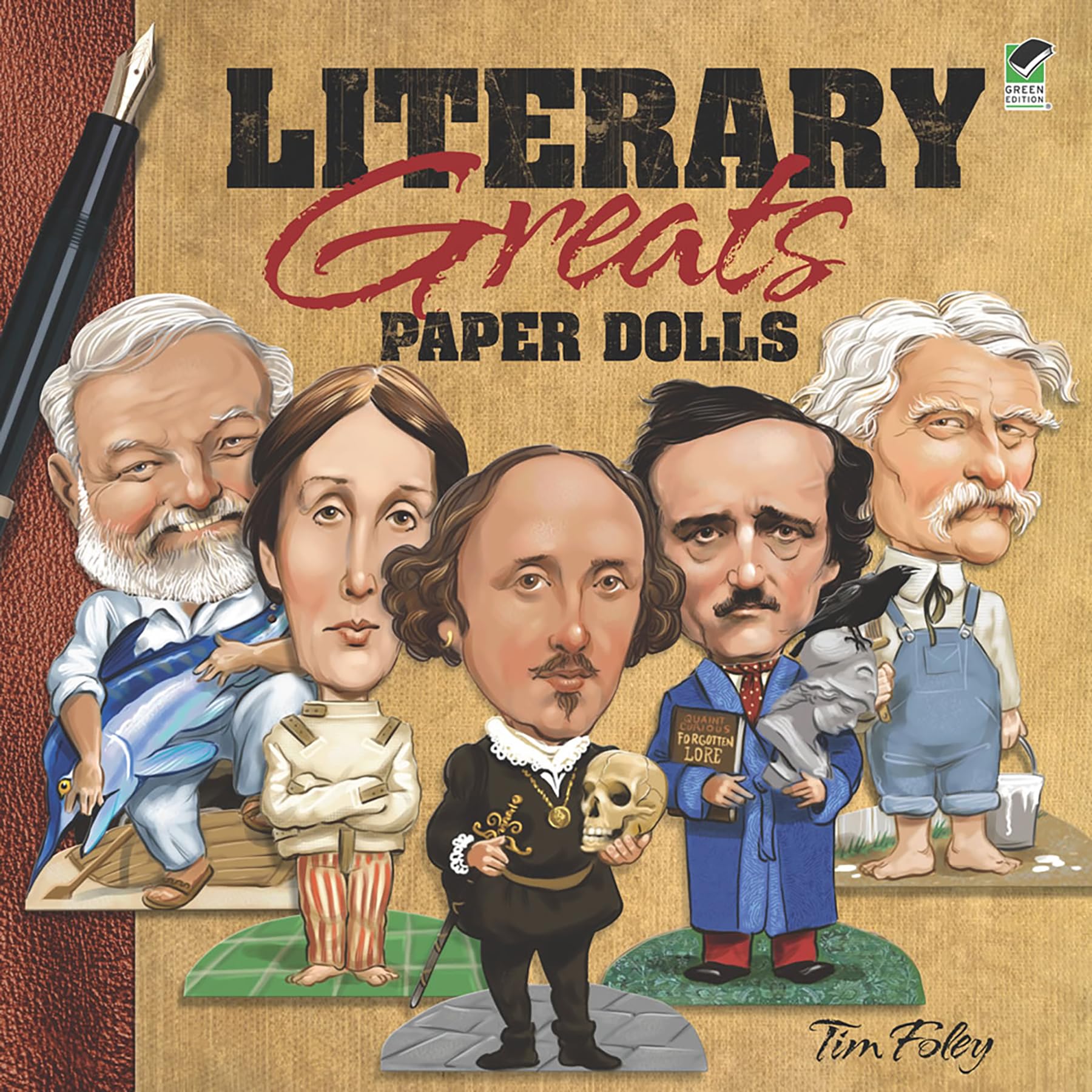 Literary Greats Paper Dolls (Dover Paper Dolls): Tim Foley ...